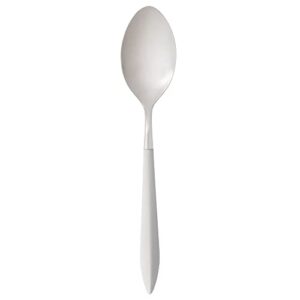 bugatti asba00401 ares spoon, ivory, 8.5 inches (21.5 cm), table spoon, dishwasher safe