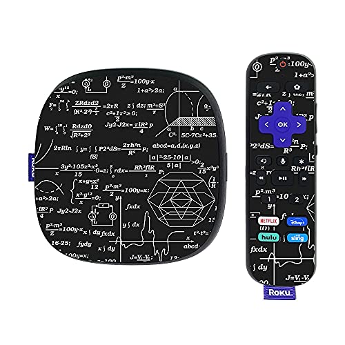 MightySkins Skin Compatible with Roku Ultra HDR 4K Streaming Media Player (2020) - Mathematical | Protective, Durable, and Unique Vinyl Decal wrap Cover | Easy to Apply | Made in The USA