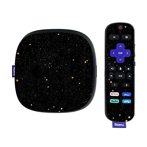 MightySkins Skin Compatible with Roku Ultra HDR 4K Streaming Media Player (2020) - Deep Space | Protective, Durable, and Unique Vinyl Decal wrap Cover | Easy to Apply | Made in The USA