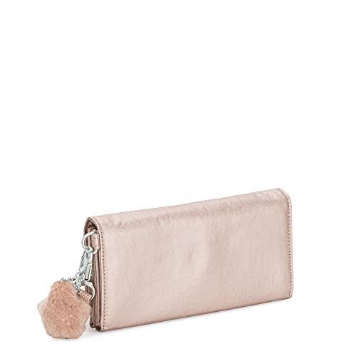 Kipling Rubi Large Wristlet Wallet Quartz Metallic