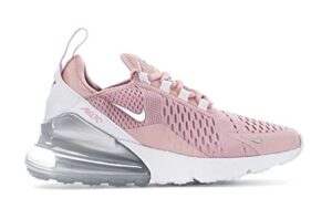 nike air max 270 pink oxford/metallic silver/white 9.5 b (m)