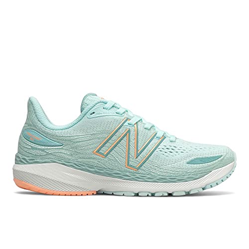 New Balance Women's Fresh Foam X 860 V12 Running Shoe, Blue/Light Mango, 11 M