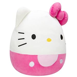 Squishmallows Hello Kitty Pink Bow & Shorts 14-Inch - Sanrio Ultrasoft Stuffed Animal Large Plush Toy, Official Kellytoy