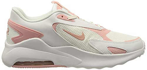 Nike Women's Air Max Bolt Running Shoes, White/Pink Glaze-White, 11 M US