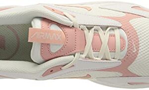 Nike Women's Air Max Bolt Running Shoes, White/Pink Glaze-White, 11 M US