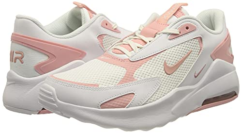 Nike Women's Air Max Bolt Running Shoes, White/Pink Glaze-White, 11 M US