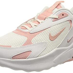 Nike Women's Air Max Bolt Running Shoes, White/Pink Glaze-White, 11 M US