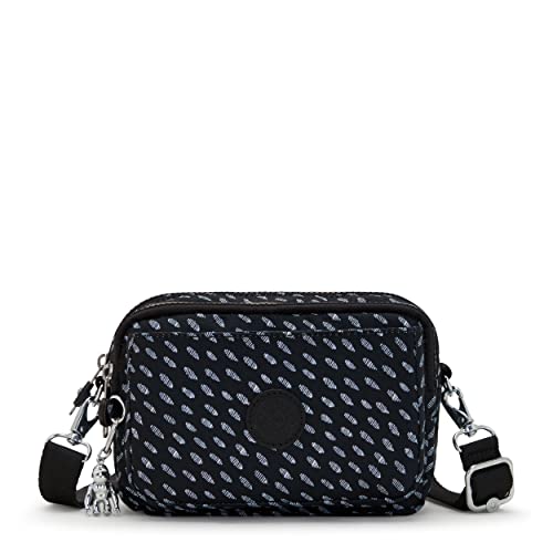 Kipling Women's Abanu Crossbody Bag, Lightweight, Adjustable Waist Pack with Multi-Compartment Zip Pockets, Ultimate Dots