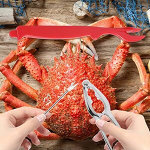 Hemoton Home Tool Set 1 Set 8Pcs Seafood Set Lobster Leg Sheller Crab Shell Opener Remover Lobster Fork Pick Kitchen Gadget for Home Restaurant Flackers Crackers