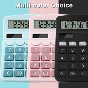 Ellieea Desk Calculator Large Display Blue