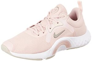 nike renew in-season tr 11 womens running shoe (9, pink oxford/mtlc pewter, numeric_9)