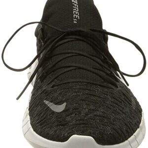 NIKE Women's Race Running Shoe, Black White Dk Smoke Grey, 6.5