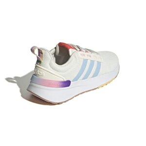 adidas Women's Racer TR21 Running Shoe, Off White/Semi Turbo/Pulse Amber, 7.5