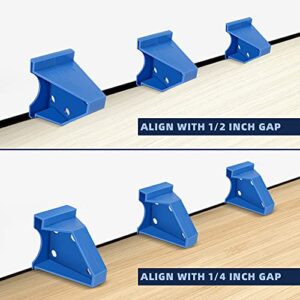 Upgraded 40 Pack Flooring Spacers Laminate Flooring Installation Kit with 1/4” & 1/2” Gap, Wood Floor Install Tool for Laminate, Vinyl Plank, Hardwood, LVT, Bamboo and Floating Floor Installation