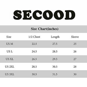 SECOOD Hoodies for Men Zip Up Sweashirts Thick Coats Fleece Sherpa Lined Winter Heavyweight Hooded Jacket