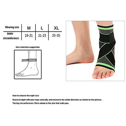 ALUCE Plantar Fasciitis Night Splint - Drop Foot Support Brace - Elastic Wrap for Plantar Fasciitis, Achilles Tendonitis Recovery, Sports Bandage Sock，Men, Women