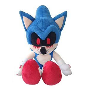 UIQCBHD 14.6 inch Blood Sonic.exe Plush Toy, Dark Sonic.exe Stuffed Animal Gifts for Fans