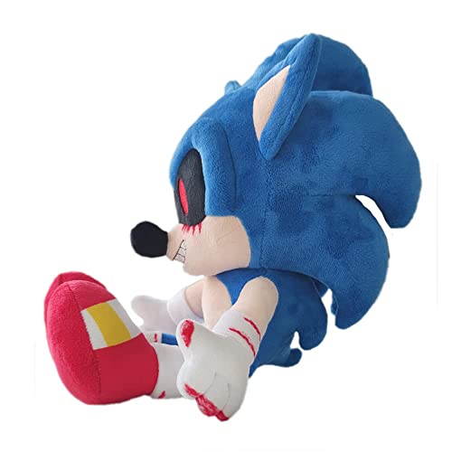 UIQCBHD 14.6 inch Blood Sonic.exe Plush Toy, Dark Sonic.exe Stuffed Animal Gifts for Fans