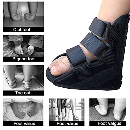 Muxiano AFO Drop Foot Brace for Kids Toddler Ankle Foot Orthotics Night Splint, Baby Functional Orthotics & Foot Stabilizer, Improves Standing or Walking (16CM)