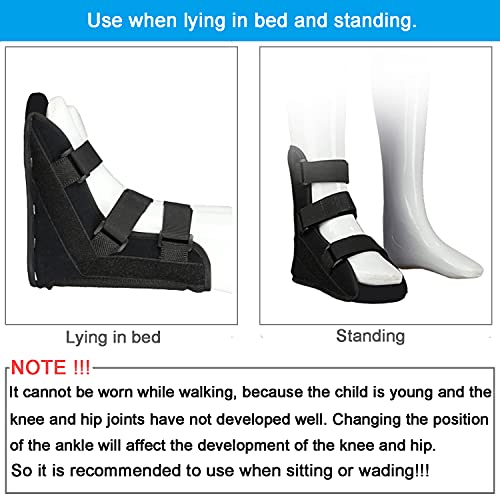 Muxiano AFO Drop Foot Brace for Kids Toddler Ankle Foot Orthotics Night Splint, Baby Functional Orthotics & Foot Stabilizer, Improves Standing or Walking (16CM)