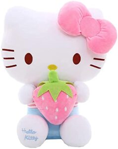 hello kitty plush toys, cute soft doll toys, birthday gifts for girls (30cm, pink a)