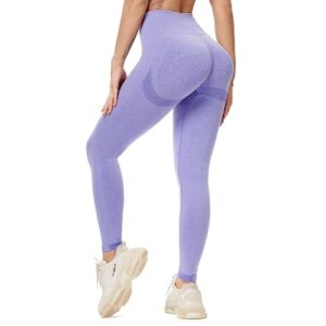 SEASUM Seamless Leggings for Women Scrunch Butt Lifting Booty High Waisted Workout Gym Yoga Pants Tights XS