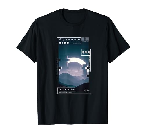 Techwear Cyberpunk Streetwear Japanese Dystopia 2185 T-Shirt