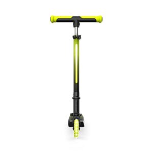 Jetson Scooters - Juno Kick Scooter (Electric Yellow) - Collapsible Portable Kids Push Scooter - Lightweight Folding Design with High Visibility RGB Light Up LEDs on Stem and Wheels