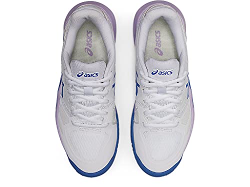 ASICS Women's Gel-Challenger 13 Tennis Shoes, 9, White/Periwinkle Blue