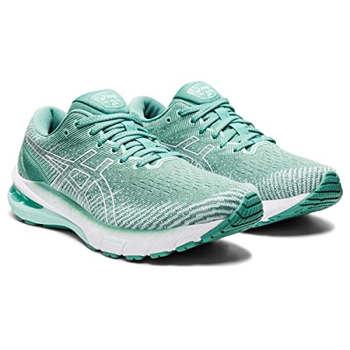 ASICS Women's GT-2000 10 Running Shoes, 8.5, SAGE/White