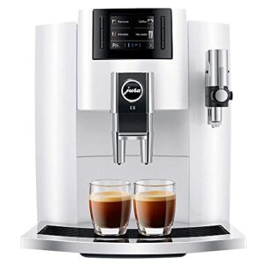 jura e8 piano white automatic coffee machine