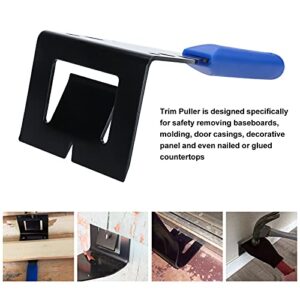 KUNTEC Trim Puller Removal Tool Moulding Removal Tool Pry Bar for Home Wood Tile Flooring Baseboards Molding Trim Removal Remodeling and Commercial Work