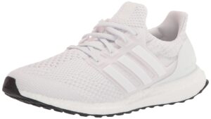 adidas women's ultraboost 5.0 alphaskin running shoe, white/white/white, 8