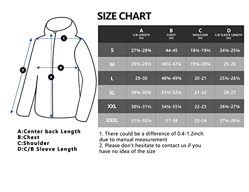 Little Donkey Andy Men's Waterproof Hooded Puffer Jacket Windproof Warm Winter Coat with Recycled Insulation Black XXL