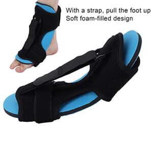 Plantar Fasciitis Support Foot Drop Orthotic Brace Women Men Adjustable Night Splint for Plantar Fasciitis, Arch Foot Pain (Blue)