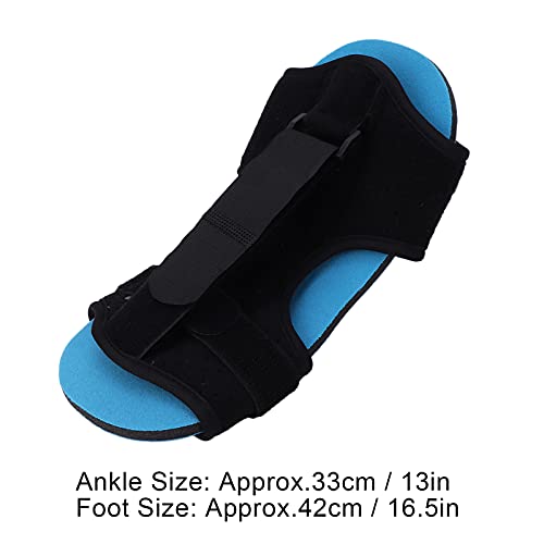 Plantar Fasciitis Support Foot Drop Orthotic Brace Women Men Adjustable Night Splint for Plantar Fasciitis, Arch Foot Pain (Blue)