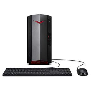 acer nitro 50 n50-620-ua91 gaming desktop | 11th gen intel core i5-11400f 6-core processor | nvidia geforce gtx 1650 | 8gb ddr4 | 512gb nvme m.2 ssd | intel wi-fi 6 ax201 | keyboard and mouse