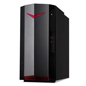 Acer Nitro 50 N50-620-UA91 Gaming Desktop | 11th Gen Intel Core i5-11400F 6-Core Processor | NVIDIA GeForce GTX 1650 | 8GB DDR4 | 512GB NVMe M.2 SSD | Intel Wi-Fi 6 AX201 | Keyboard and Mouse