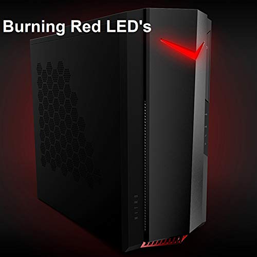 Acer Nitro 50 N50-620-UA91 Gaming Desktop | 11th Gen Intel Core i5-11400F 6-Core Processor | NVIDIA GeForce GTX 1650 | 8GB DDR4 | 512GB NVMe M.2 SSD | Intel Wi-Fi 6 AX201 | Keyboard and Mouse