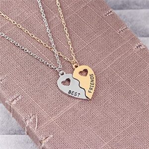 Birthday Christmas Gifts for Best Friend Bff Friendship Necklaces for 2 Best Friends Matching Heart Necklace for Women Teen Girls Gift