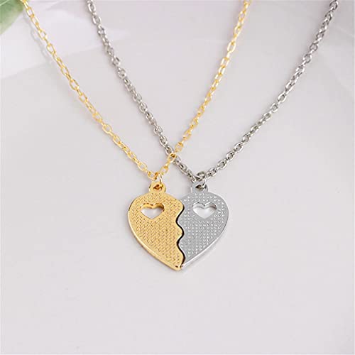 Birthday Christmas Gifts for Best Friend Bff Friendship Necklaces for 2 Best Friends Matching Heart Necklace for Women Teen Girls Gift