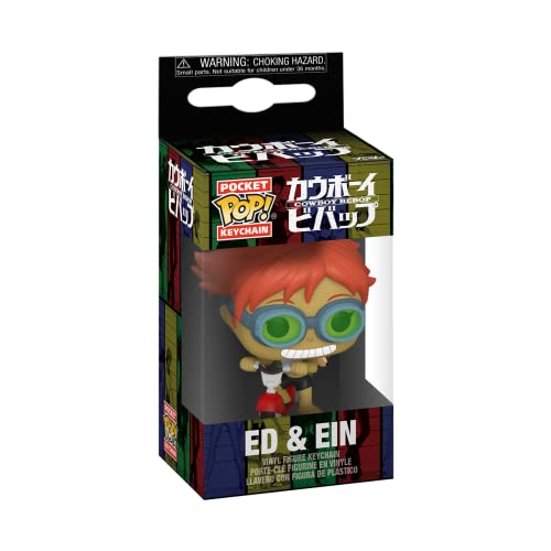 Funko Pop! Keychain: Cowboy Bebop - Edward on Scooter with EIN