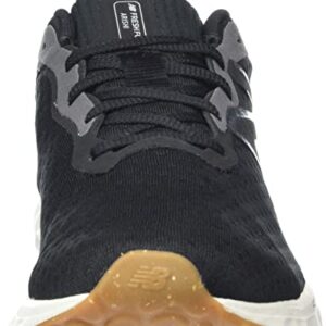 New Balance Women's Fresh Foam Arishi V4 Running Shoe, Black/Light Gold Metallic/Gum 2, 8 Wide