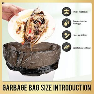 Small Trash Bags 240 Count Garbage Bags SWIHELP Waste Basket Liners for Bathroom, Kitchen,Bedroom, Office Pet Car 15 Liter Trash Can 4 Gallon…