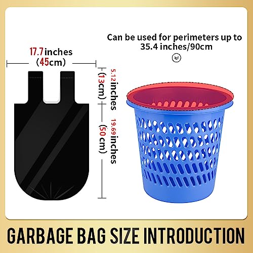 Small Trash Bags 240 Count Garbage Bags SWIHELP Waste Basket Liners for Bathroom, Kitchen,Bedroom, Office Pet Car 15 Liter Trash Can 4 Gallon…