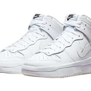 Nike Women's Dunk High Up Summit White/White-Sail-Black (DH3718 100) - 10