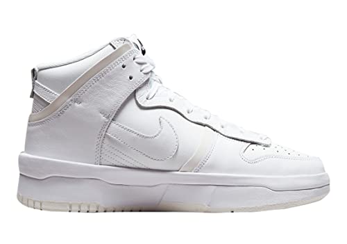 Nike Women's Dunk High Up Summit White/White-Sail-Black (DH3718 100) - 10