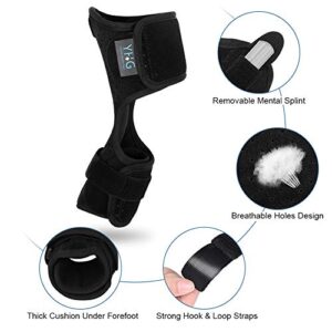 Planters Night Braces, Night Splint Plantar Fasciitis, Night Splint Feet, Night Splint Achilles Tendonitis, Adjustable Plantar Fasciitis Dorsal Night and Day Splint with Spiky Massage Ball