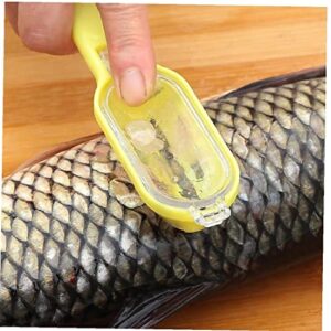 1pc Fish Skin Brush Fast Remove Scraping Fishing Scale Graters Fish Scale Kitchen Cleaning Tool Peeler