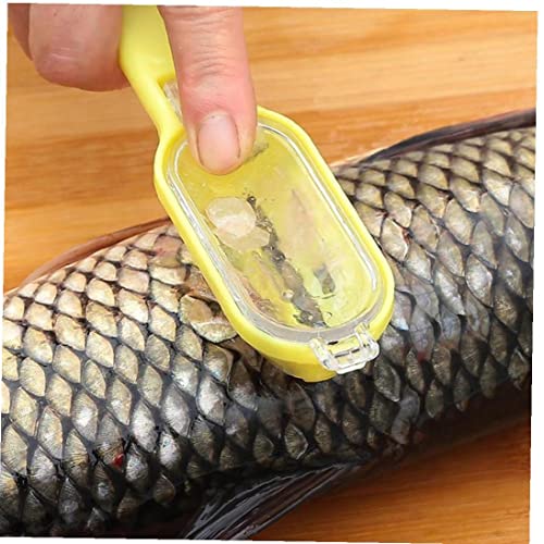 1pc Fish Skin Brush Fast Remove Scraping Fishing Scale Graters Fish Scale Kitchen Cleaning Tool Peeler